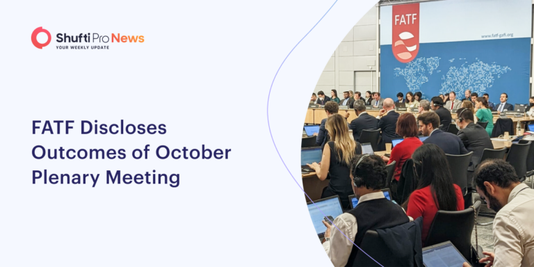 FATF Discloses Outcomes of October Plenary Meeting