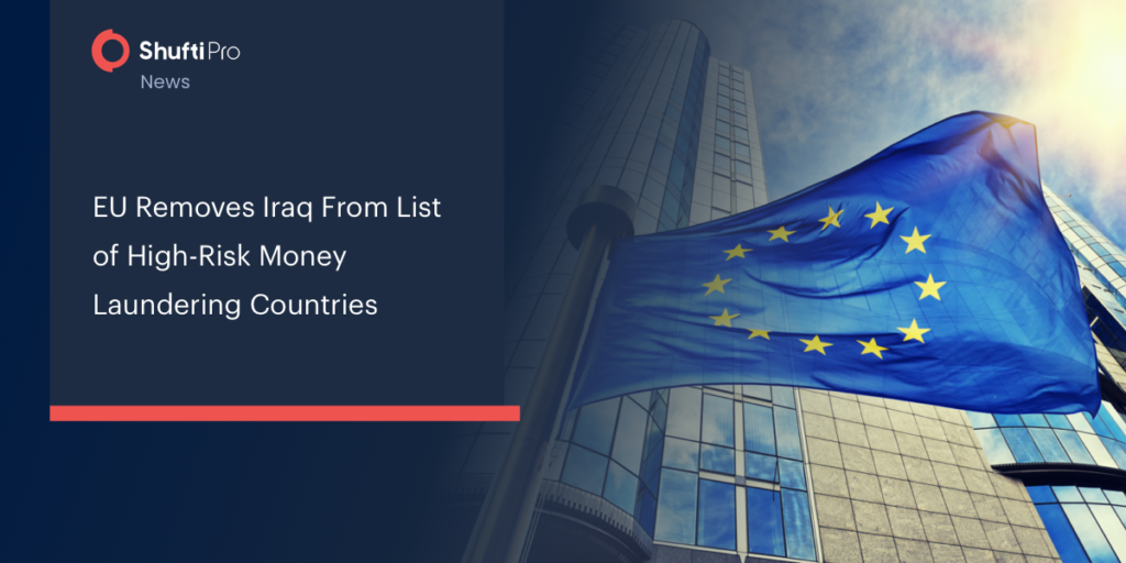 EU Removes Iraq From List of High-Risk Money Laundering Countries