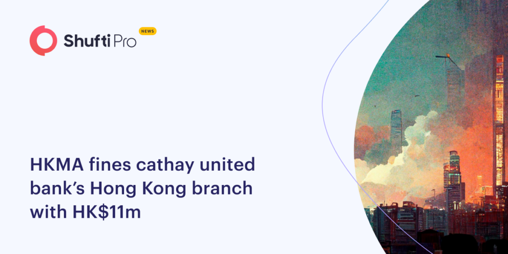 HKMA Fines Cathay United Bank’s Hong Kong Branch with HK$11m
