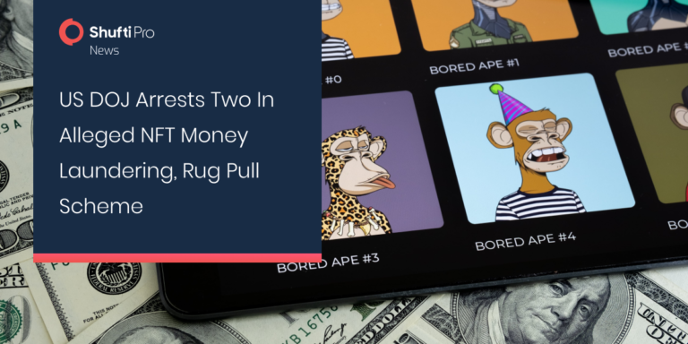 US DOJ Arrests Two in Alleged NFT Money Laundering, Rug Pull Scheme