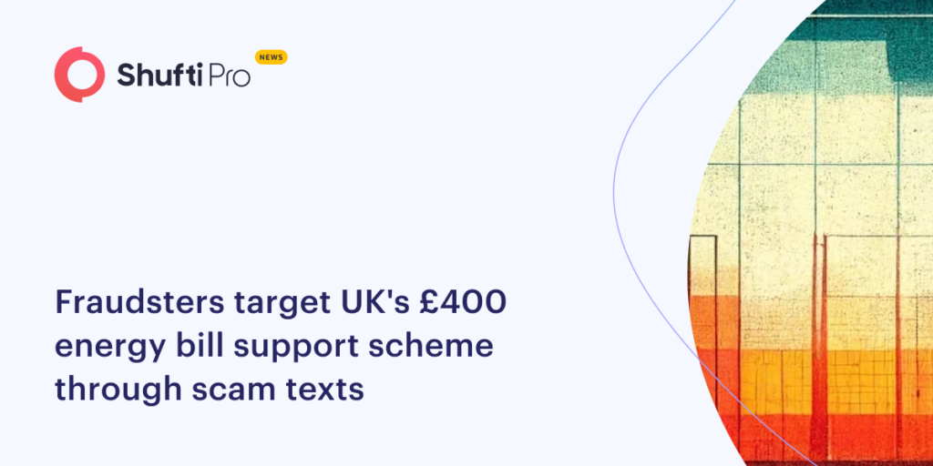 Fraudsters Target UK's £400 Energy Bill Support Scheme through Scam Texts